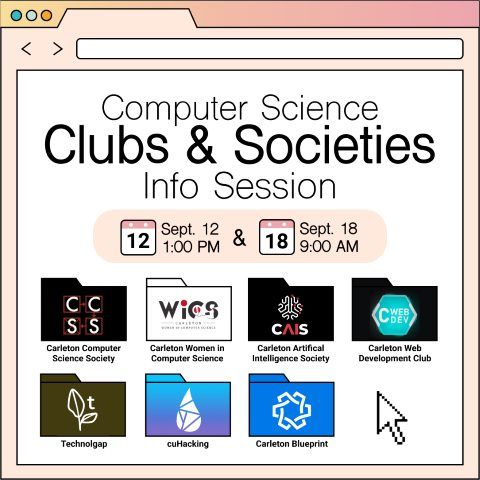Carleton Computer Science Society | Clubs & Societies Info Session