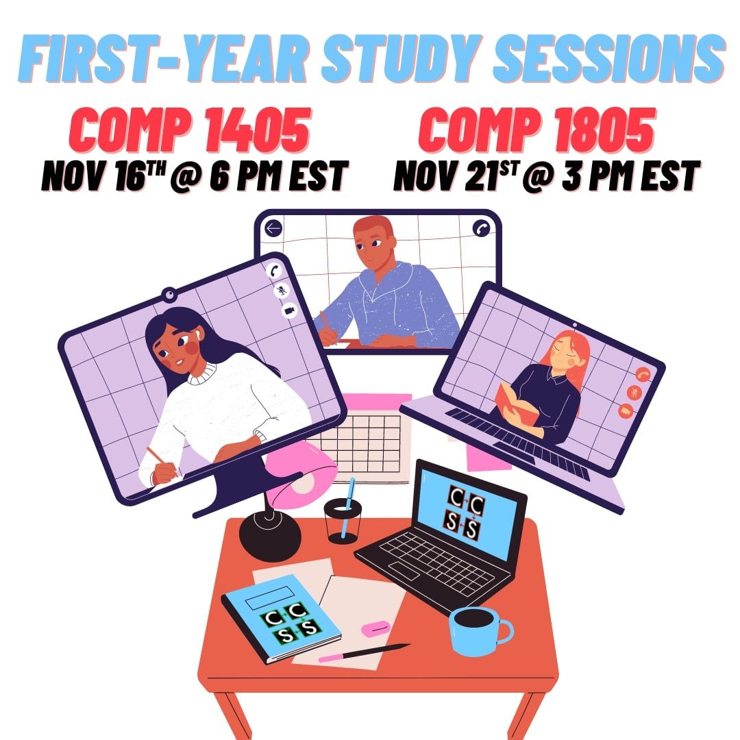 Carleton Computer Science Society | COMP 1405 Study Session