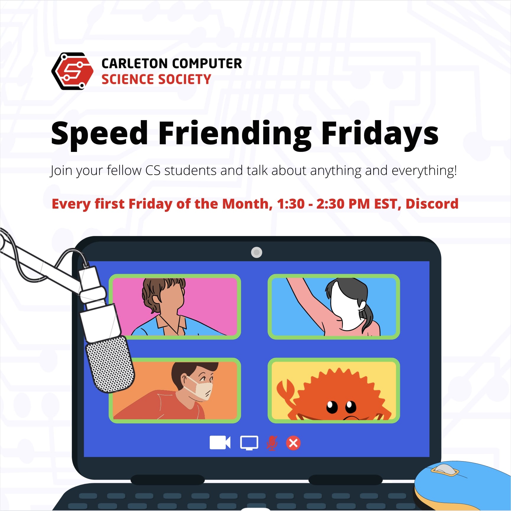 Carleton Computer Science Society | Speed Friending Friday
