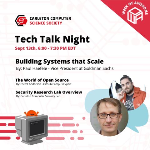 Carleton Computer Science Society | Tech Talk Night