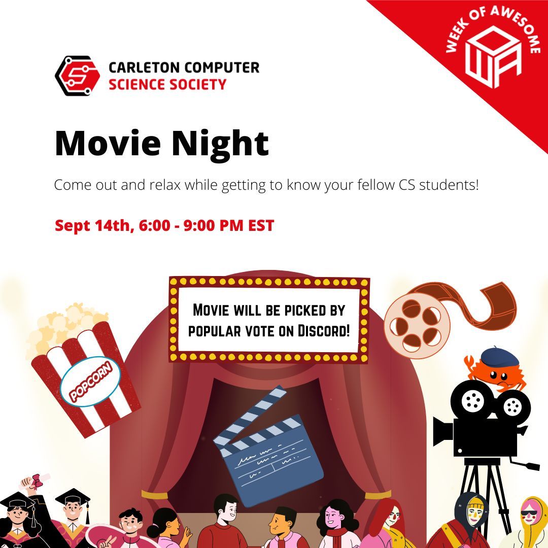 Carleton Computer Science Society | Movie Night