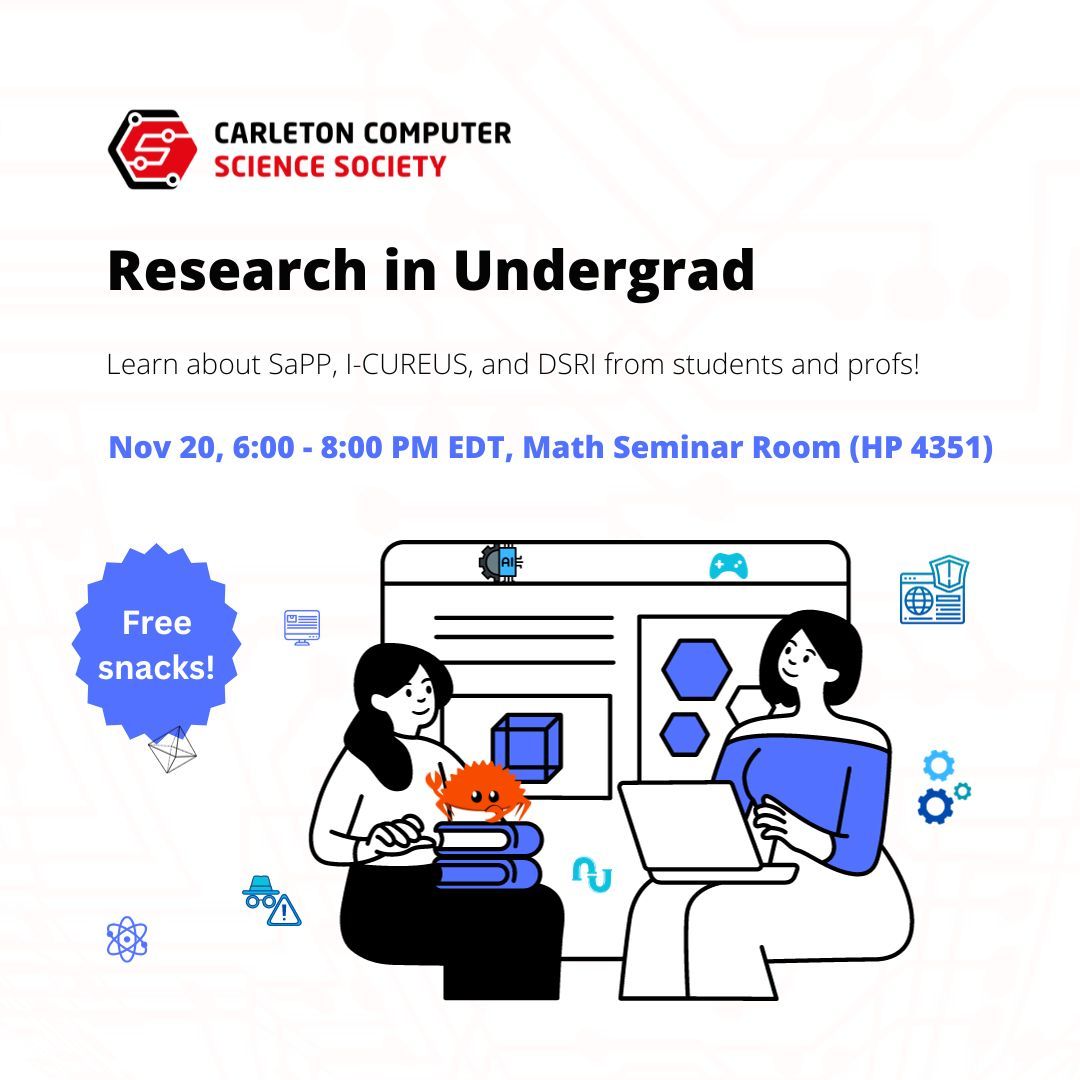 Carleton Computer Science Society | Research in Undergrad
