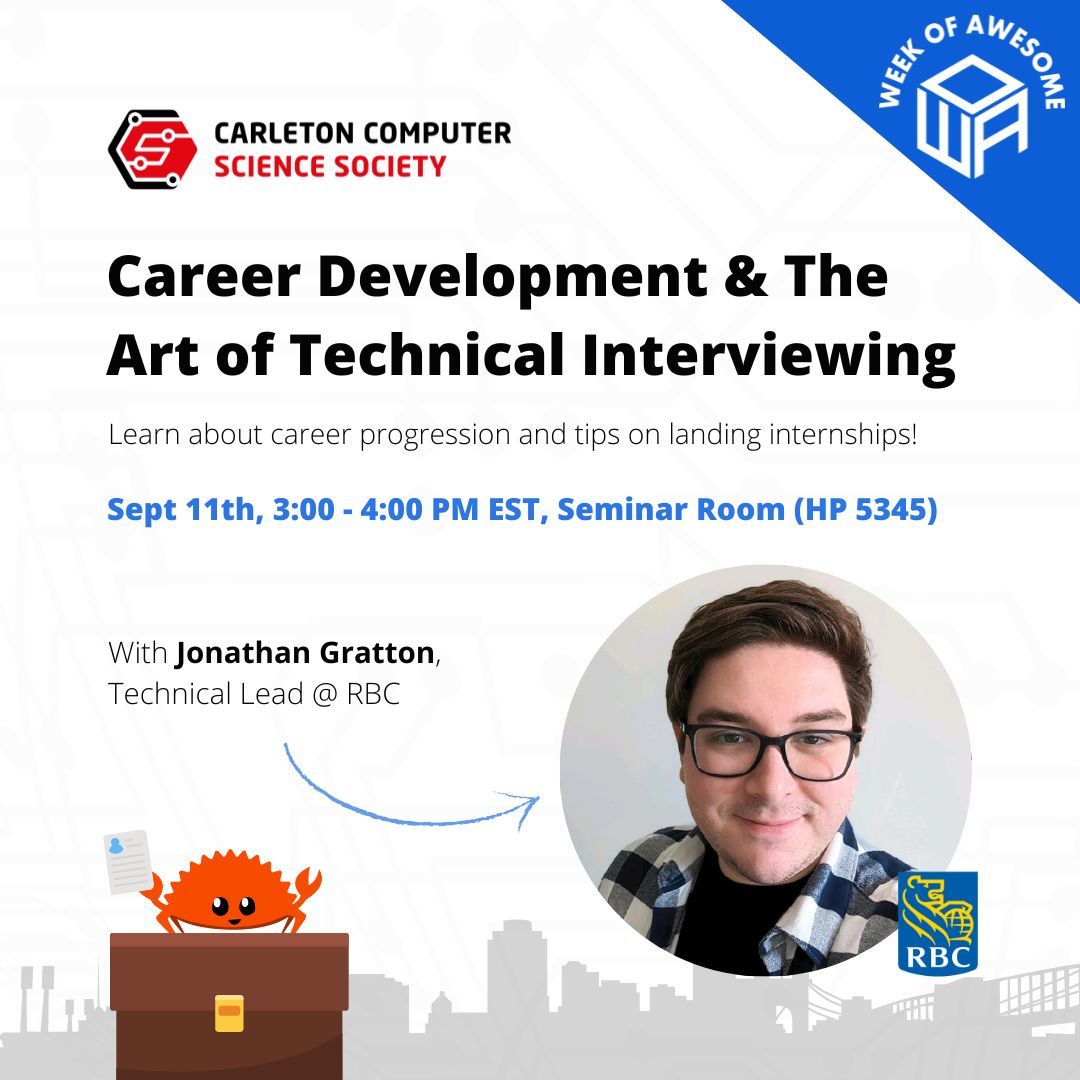 Carleton Computer Science Society | Career Development & The Art Of Technical Interviewing